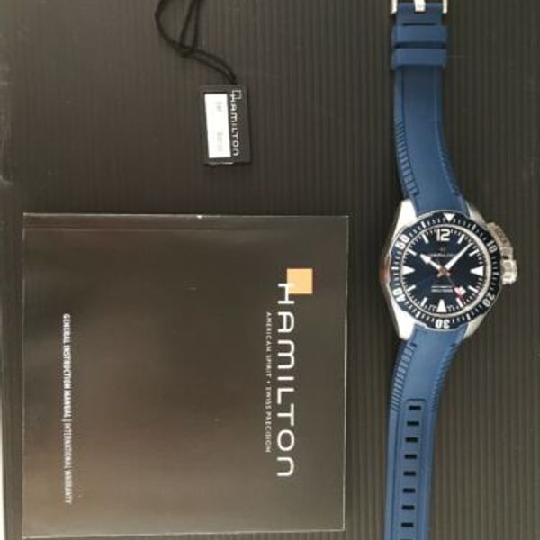 Hamilton Frogman Automatic Diver Watch Blue | WatchCharts