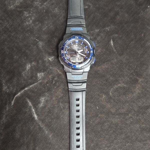 Casio SGW500H Analog-Digital Watch with Digital Compass and Thermometer ...