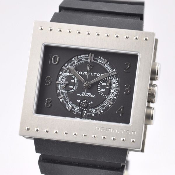 FS: Hamilton Khaki Action Code Breaker H79616333 Auto Chrono Titanium ...