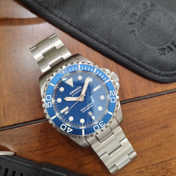 FS: Armida A4 blue dial 2000M ETA 2824 1st gen | WatchCharts Marketplace
