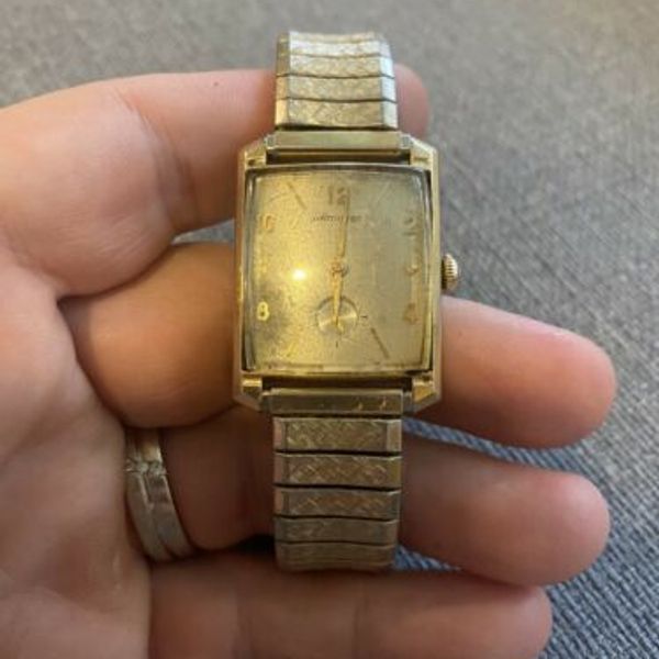 Vintage Hamilton USA Mechanical Hand Winding Mens Watch 770 Movement ...