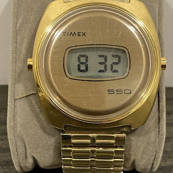 Vintage Timex SSQ Digital Mens H Cell Wristwatch Works | WatchCharts ...