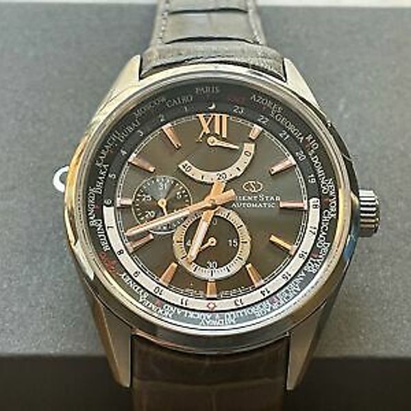 Orient Star World Time Mechanical Automatic Watch | WatchCharts Marketplace