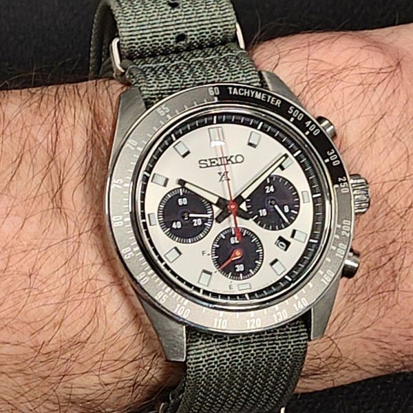 SEIKO Prospex Speedtimer WATCH SSC911P1 Warranty UK + Bark & Jack NATO ...