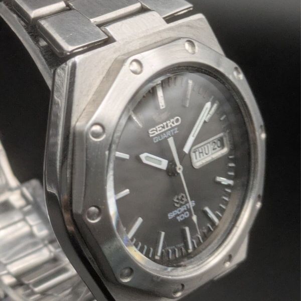 Seiko 7546-703A Vintage 1979 Quartz Grey Dial - EXCELLENT CONDITION | WatchCharts Marketplace