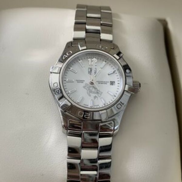 Tag Heuer Guy Harvey Women's WAF141AD Aquaracer Stainless Steel Watch ...