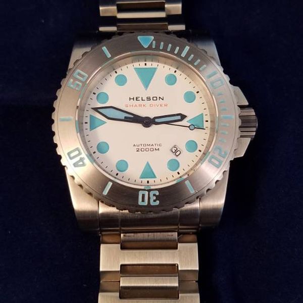 FS: Helson Shark Diver White Dial Eta2824 | WatchCharts