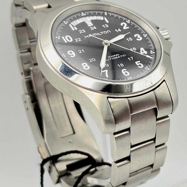 Hamilton Khaki Field King Automatic 40mm Stainless Steel Watch ...