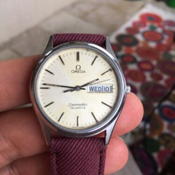 Omega Seamaster Quartz 1425 Wristwatch Serviced | WatchCharts Marketplace