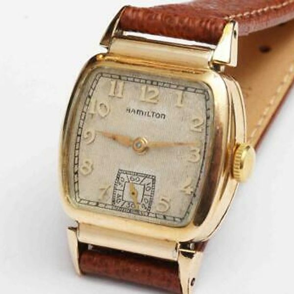 1938 vintage HAMILTON "REAGAN" Mens Wristwatch - Excellent Condition ...