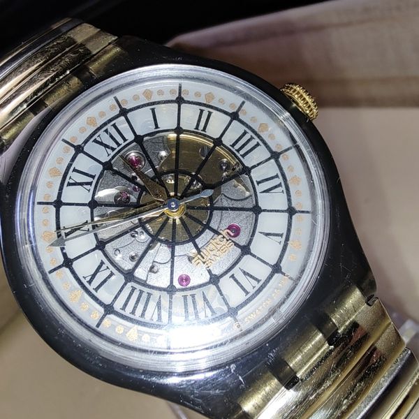 SWATCH Automatic SAM101 MARECHAL 1993 Retro Swatch Vintage Timepiece ...