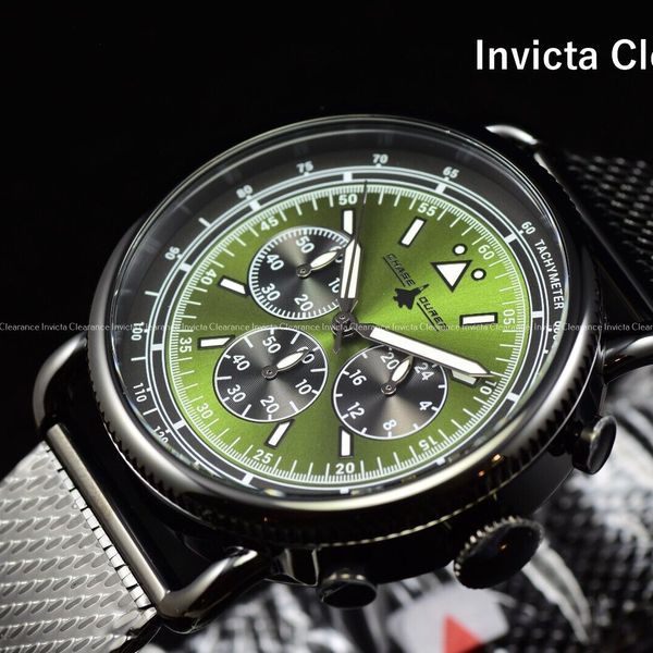 Invicta CHASE DURER CDW-0154 FLIGHT COMMANDER CHRONO Military Green ...