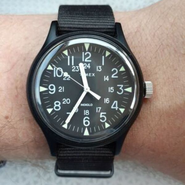 TIMEX MK1, Aluminum, Military / Field, 40mm Watch, NATO Strap, Lume/Indiglo | WatchCharts ...