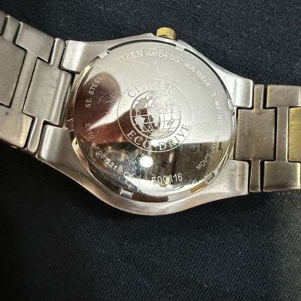 Citizen Eco-Drive E110 Mens Watch | WatchCharts Marketplace