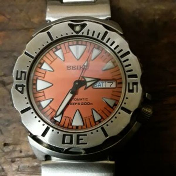 Seiko 2nd Generation Orange Monster SRP309 Diver's Watch Full set ...