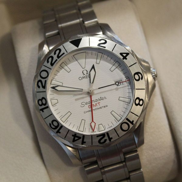 Omega Seamaster Pro Great White SMP 300M GMT 2538.20 Full Size 41mm ...