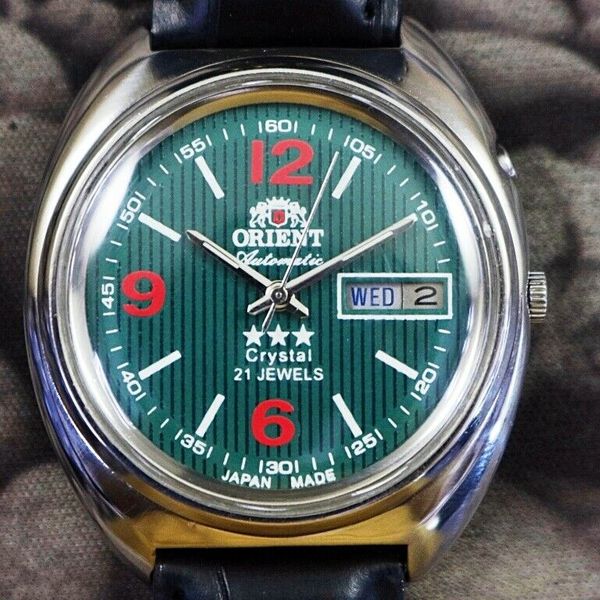 ORIENT 3 STAR AUTOMATIC CAL.46943 JAPAN MEN'S USED OLD WATCH - WORKING ...