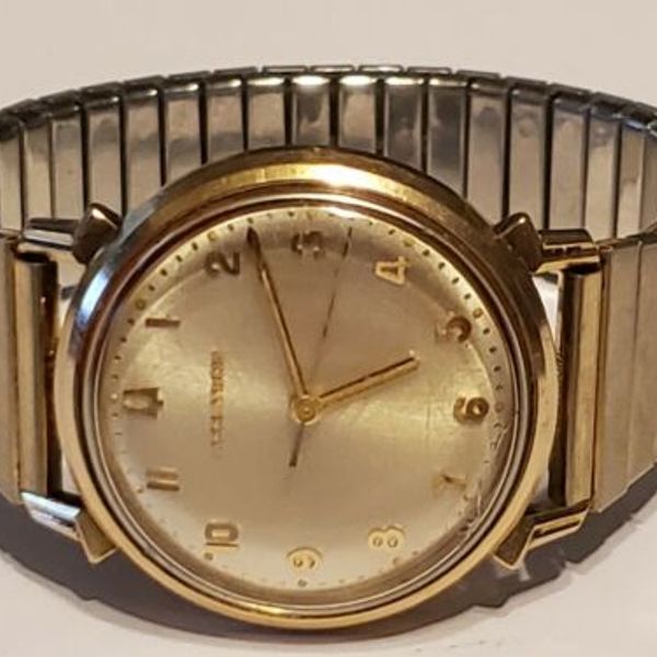 Vintage Bulova Accutron Watch 10K Gold Filled Men's Tuning Fork Back ...