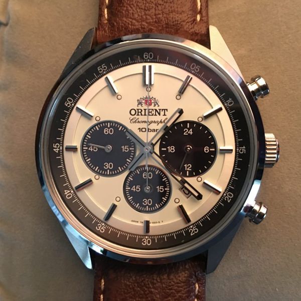FS: Orient Neo 70's Panda Solar Chronograph WV0041TX - original box and ...