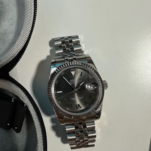 Seiko Mod Datejust Wimbledon 36mm | WatchCharts Marketplace
