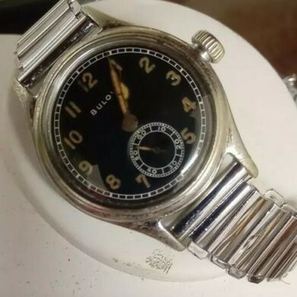 Bulova WW2 10AK military watch running beautiful | WatchCharts Marketplace
