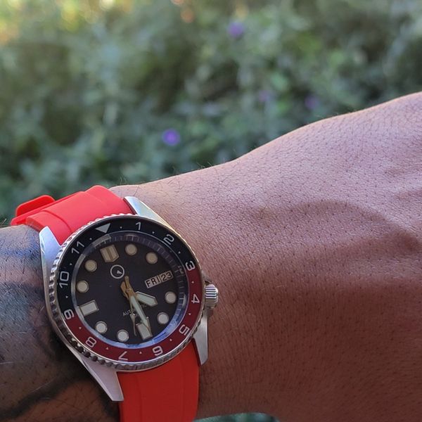 Islander 38mm Automatic Diver Watch Sapphire Crystal, Pepsi Seiko SKX ...