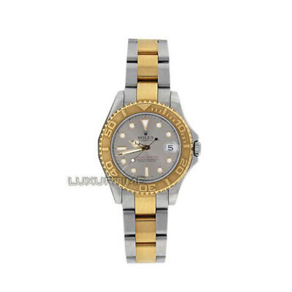 Rolex Yacht-Master 168623 Women's Yellow Gold 35mm Automatic 1 Year ...