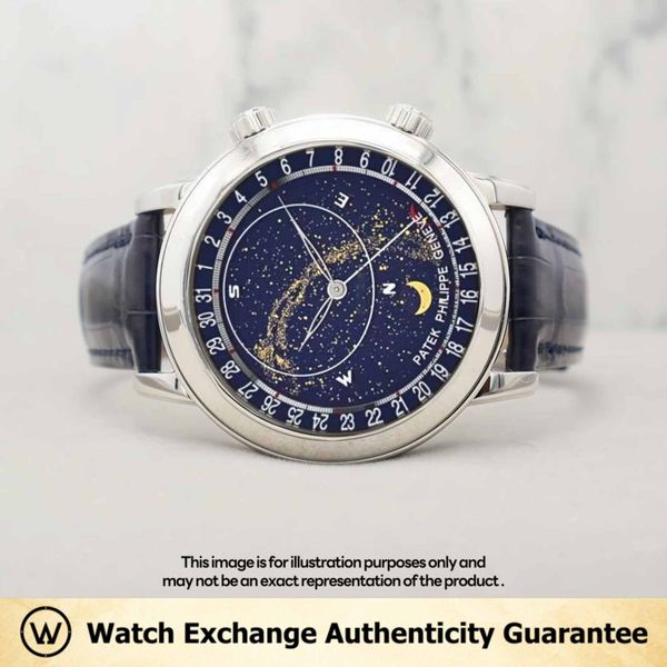 New Jan 2025 Patek Philippe Grand Complications Celestial Leather 6102P ...