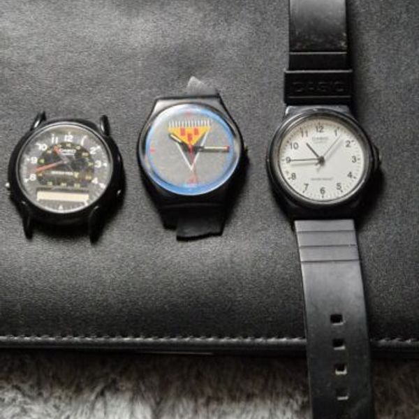 Joblot Very Rare 1986 Swatch Sir Lancelot And Casio Watches ...