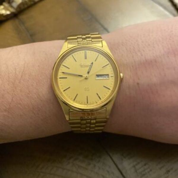 Vintage SEIKO Quartz SQ Day/Date 5Y23-8040 A1 Dec 1988,1998,2008 | WatchCharts Marketplace