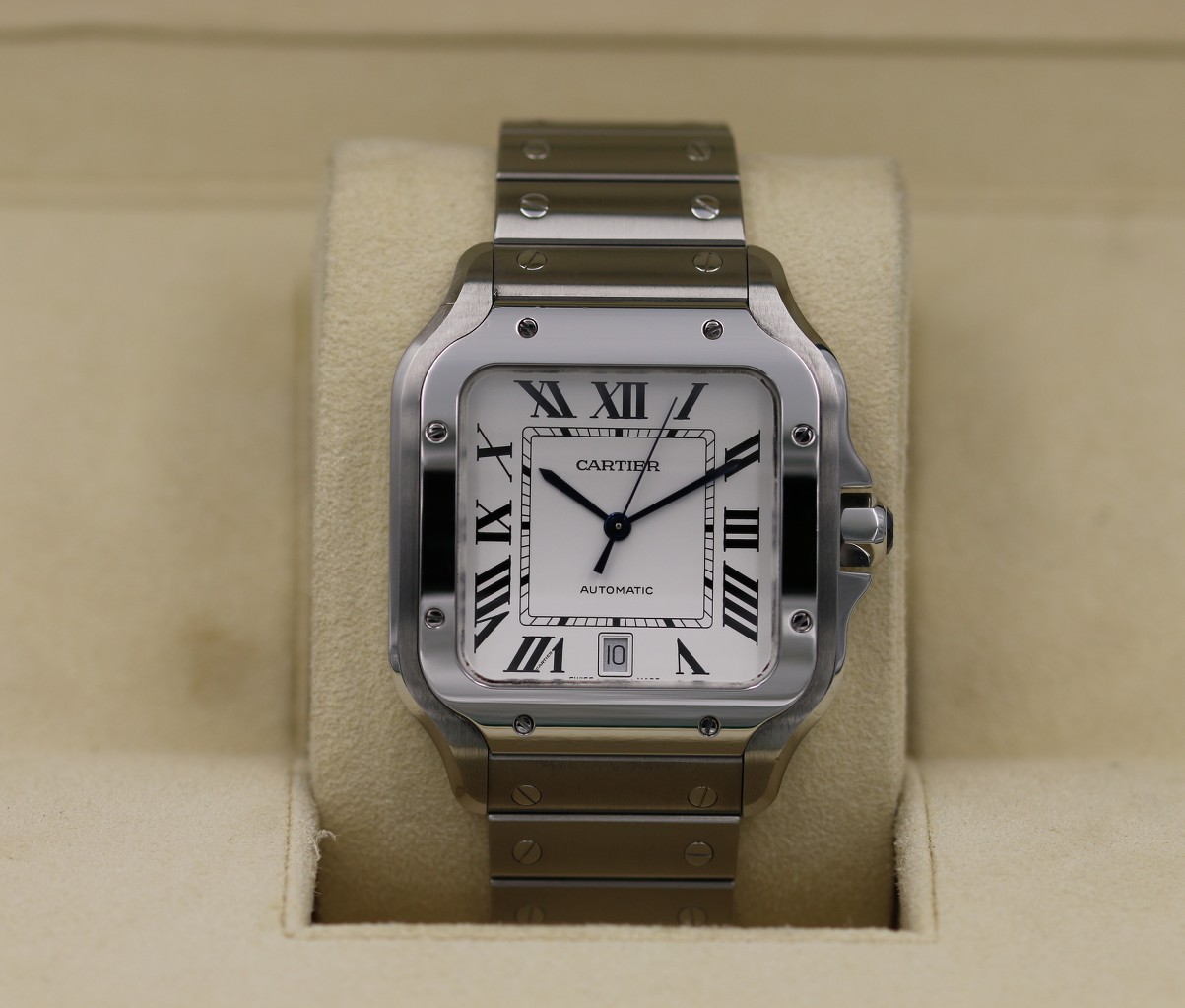 FSOT: Cartier Santos De Cartier Large WSSA0009 - 2019 Box & Papers ...
