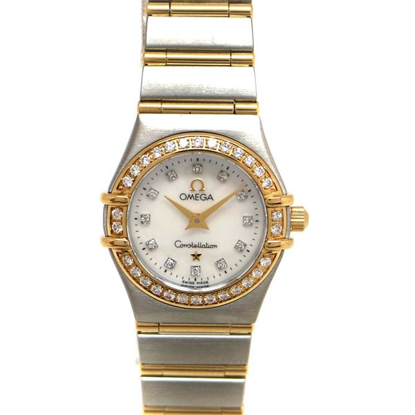 OMEGA [Omega] 1267.75 Constellation Mini Diamond Bezel Shell Dial ...