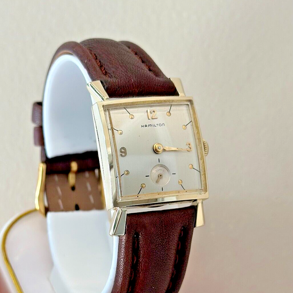 Stunning Hamilton 1950s 14k Solid Gold Wristwatch - USA, Caliber 770 ...