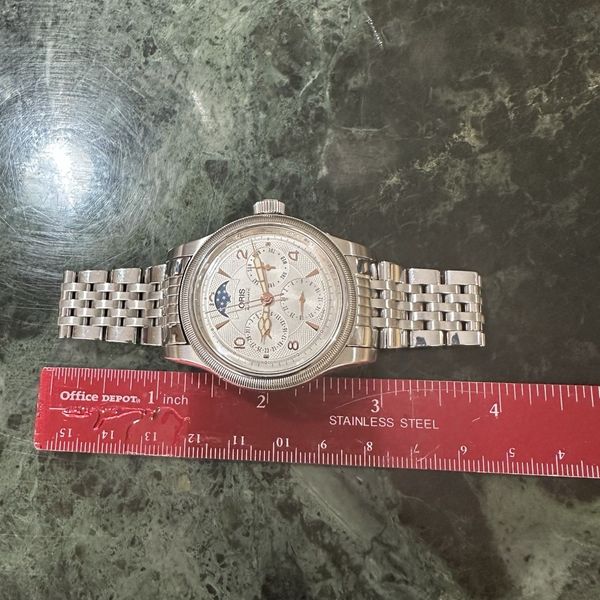 Stunning Menâ s Automatic Oris Big Crown Complications, Moon Phase Cal ...