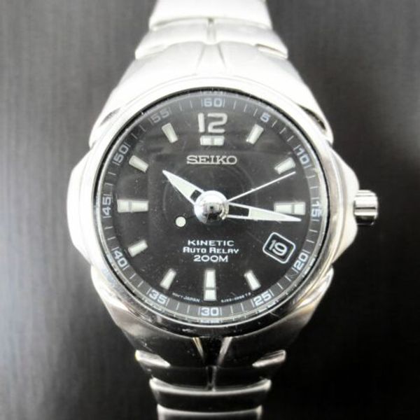 Seiko Kinetic Auto-Relay 20Bar 200M 5J22-0E20, Date, Black Dial, Automatic Watch | WatchCharts ...