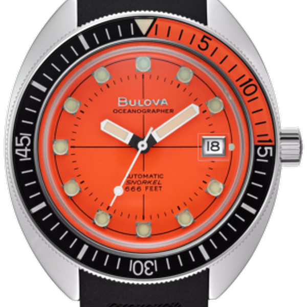 Bulova 96B350 Devil Diver Orange Dial | WatchCharts Marketplace