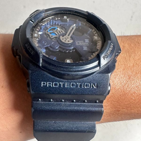 Casio G-shock GA-300A Men's Blue Dial Water Resistant Retro Analog ...