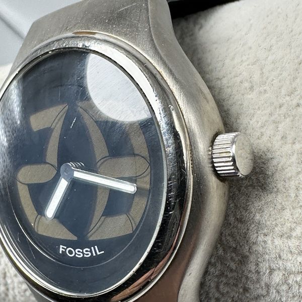 Fossil JR-7846 Big Tic New Battery Mens Watch 38MM 7.5" Leather Band ...