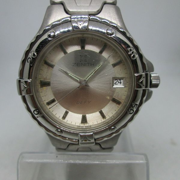 ZENITH DEFY DATE STAINLESS STEEL QUARTZ MENS DIVER WATCH | WatchCharts