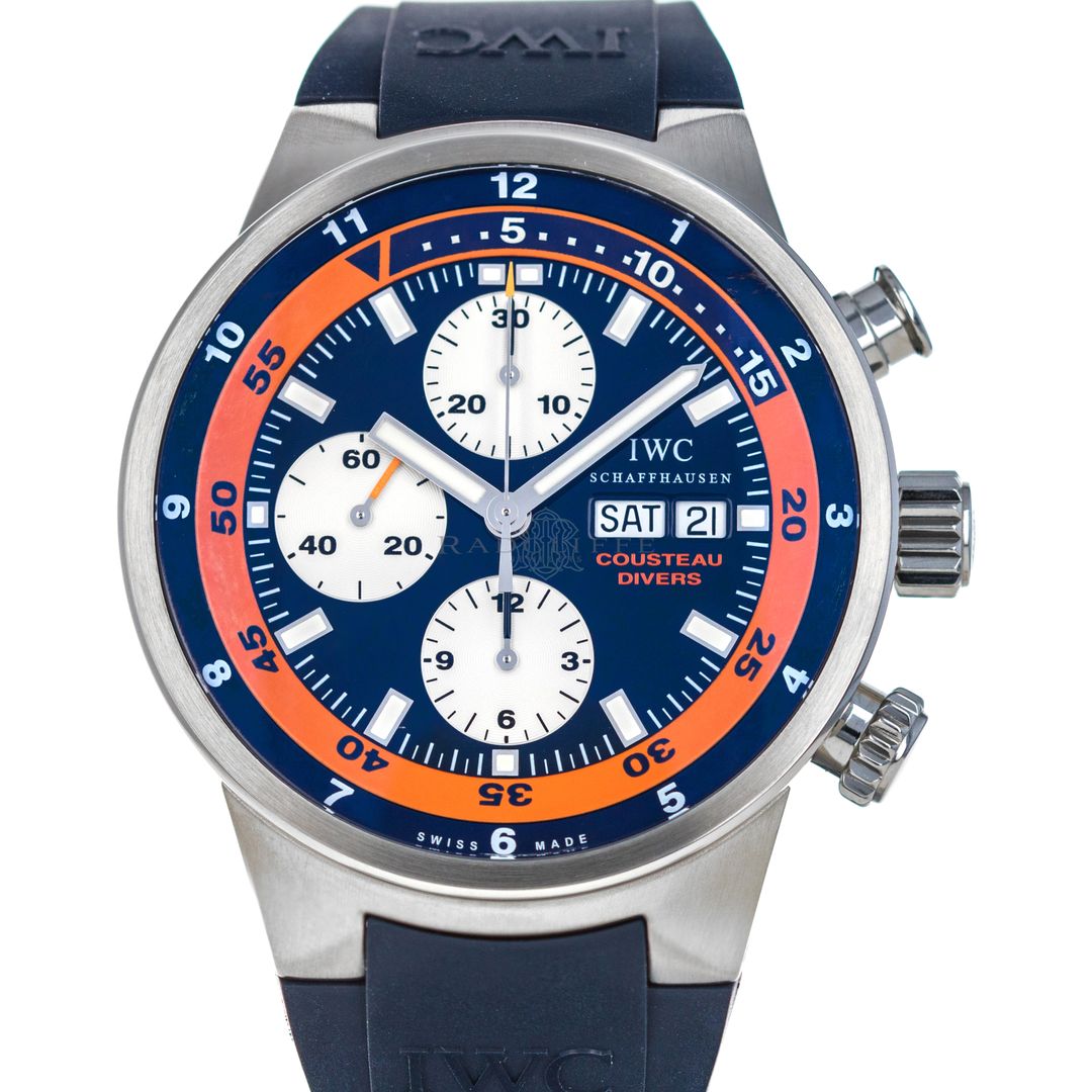 FS- IWC IW3781 Aquatimer Cousteau Diver Limited Edition IW3781-01 ...