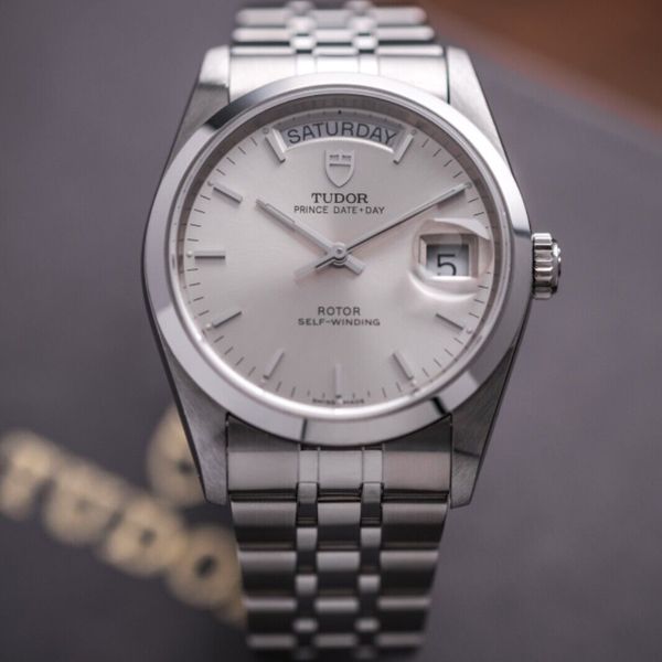 Tudor Prince Date Day Automatic Ref. 76200 Silver Dial Full set year ...