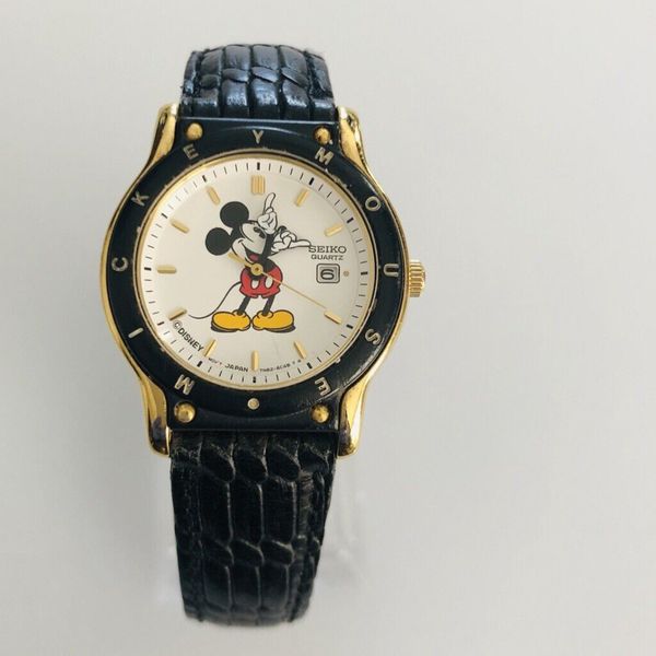 RARE Vintage Disney x Seiko Mickey Mouse Diver Style Ladies Watch ...