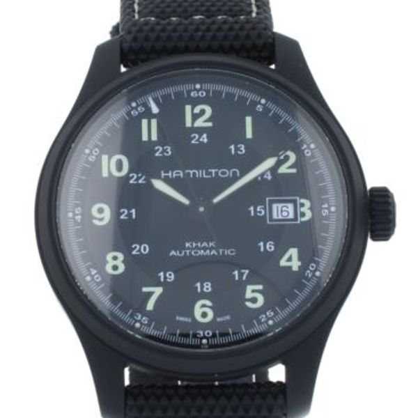 Hamilton Khaki Field Titanium Black Dial 42mm Automatic Men's Watch ...