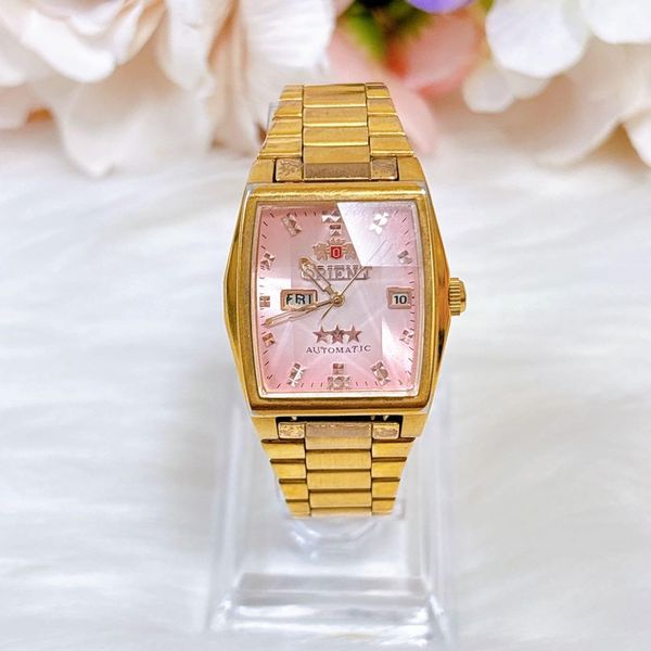 Orient Star Automatic Gold Watch with Star-Shaped Crystal, Used ...