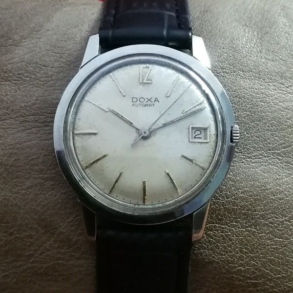 DOXA AUTOMATIC cal.118 11 1/2 VINTAGE 50's SS RARE SWISS WATCH ...