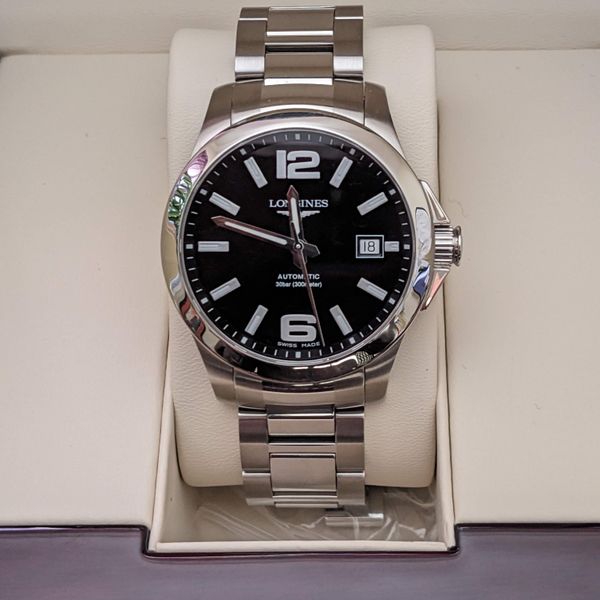 [WTS] Longines Conquest Black 39mm Dial 2022. Mint Condition ...
