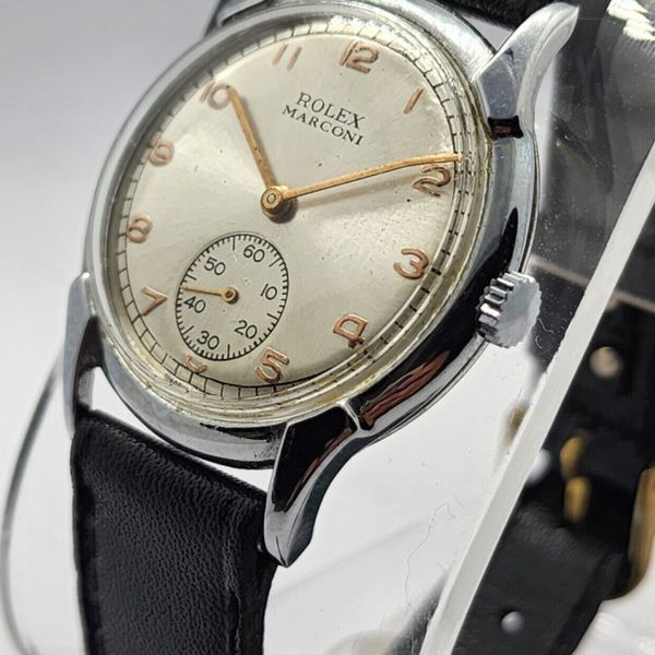 Vintage Rolex Marconi Silvered Dial | WatchCharts Marketplace