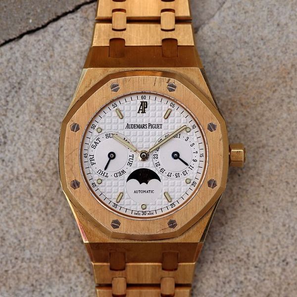1990’s Audemars Piguet Royal Oak ref. 25594 BA Moonphase Unpolished ...