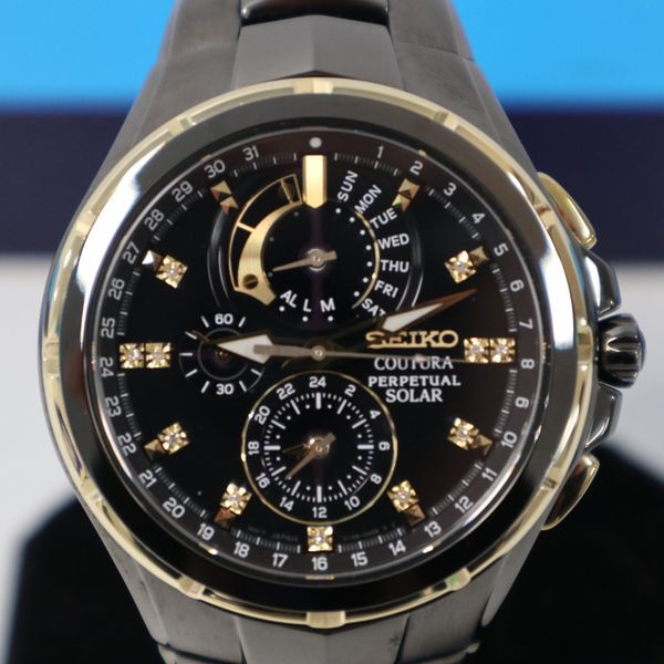 Seiko Coutura Perpetual Solar Watch -SSC573P | WatchCharts Marketplace