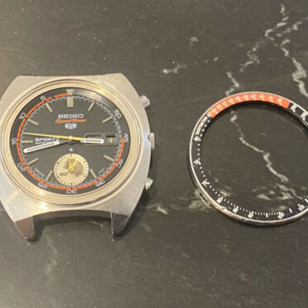 Vintage SEIKO 6139-6032 SpeedTimer CHRONOGRAPH Watch For Parts Or ...